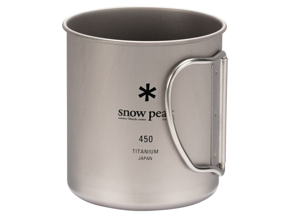 SnowPeak雪峰户外露营折叠钛杯单层马克杯咖啡杯野营水杯MG143_虎窝淘