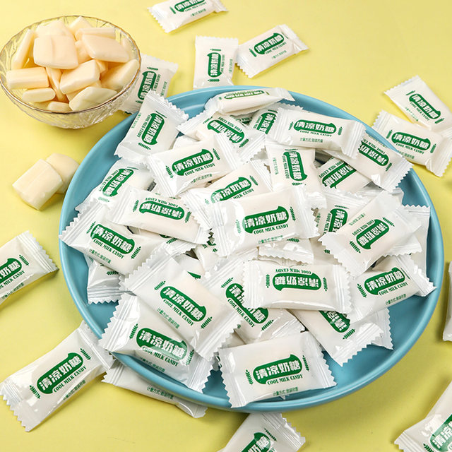 Old-fashioned mint refreshing toffee, fresh breath candy, 8090 post ...