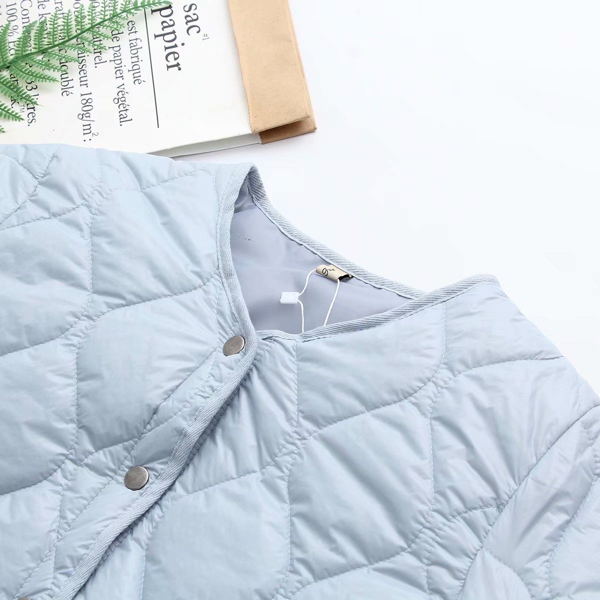 Women Clothing Parka Plus Size Autumn Winter Single Breasted_虎窝淘