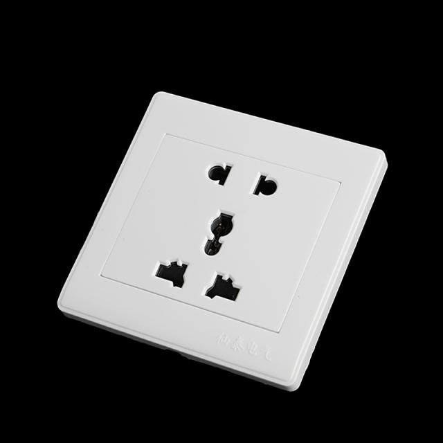 220V 10A Universial 5 Hole Electric AC Power Outlet Panel Pl_虎窝淘