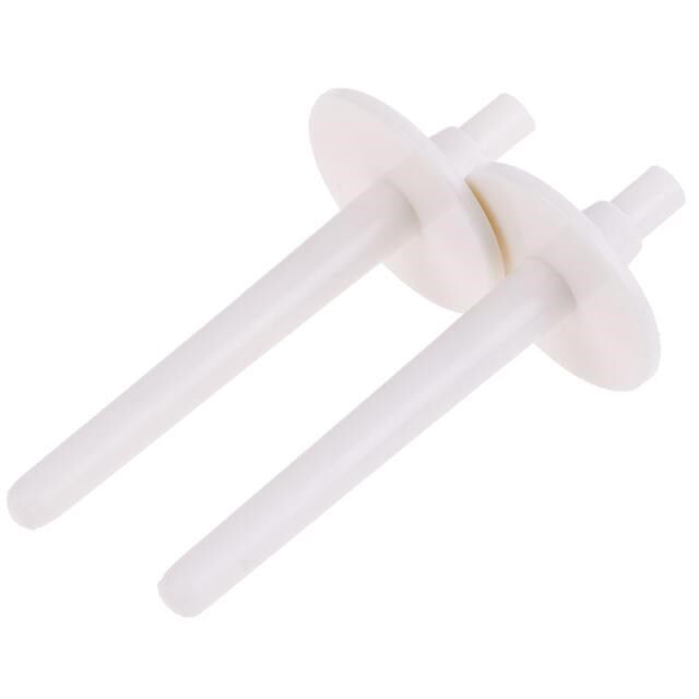 2pcs/Set Spool Pins Spoon Stand Holder White Plastic Sewing_虎窝淘