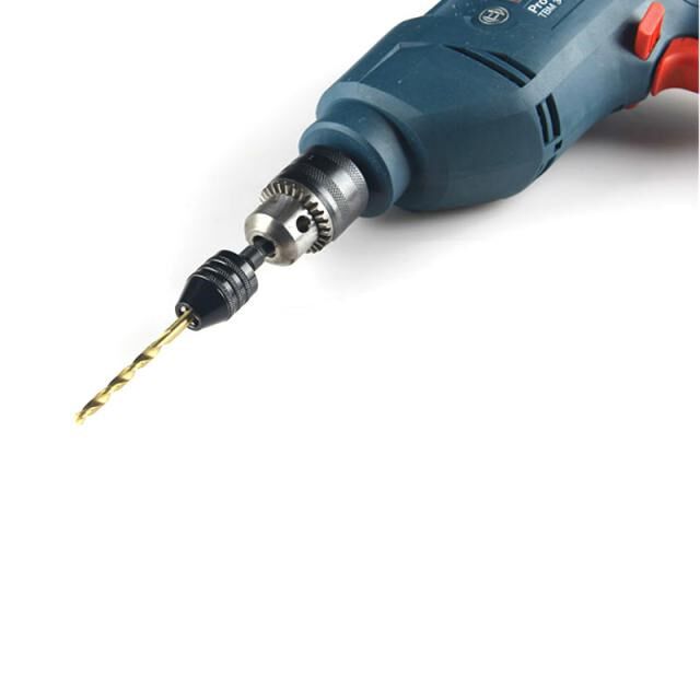 1pc 6.35mm Quick Change Keyless Drill Bit Chuck Hex Shank Ad_虎窝淘