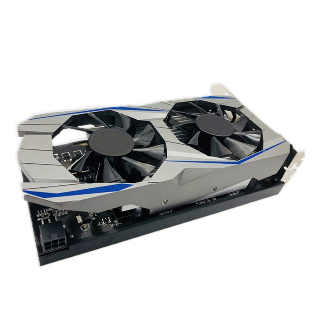 Professional GTX1050TI 4GB DDR5 Graphics Card Silver blue 12_虎窝淘