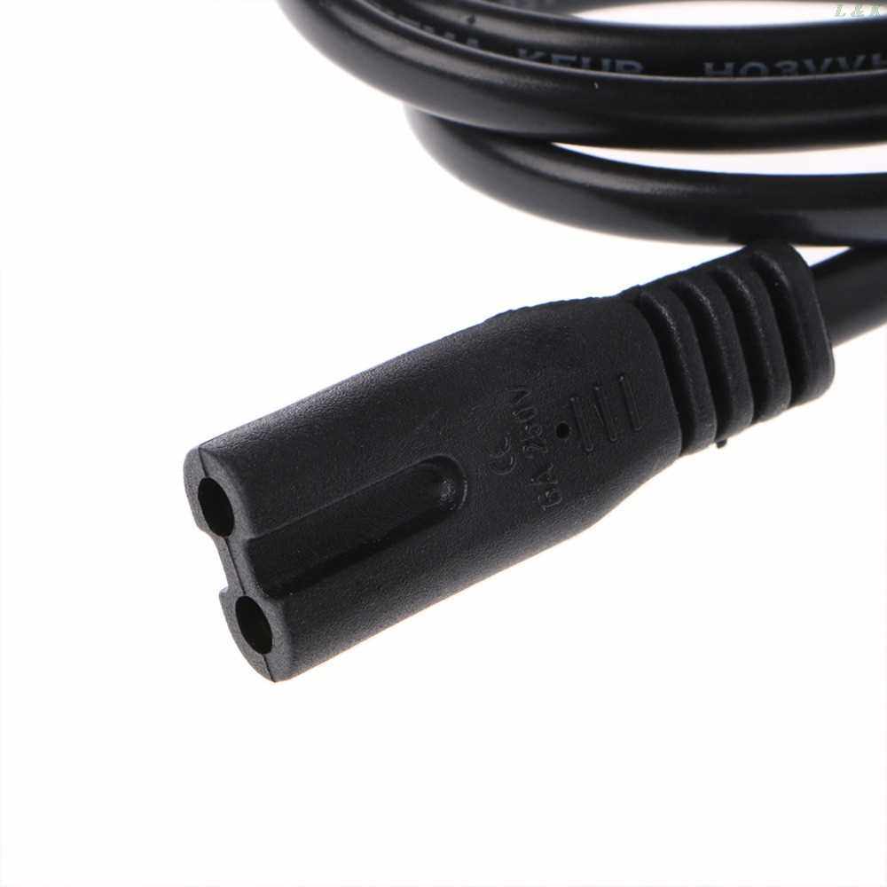 1.5m Figure 8 Power Cable Cord Euro EU European 2 Pin AC Plu_虎窝淘