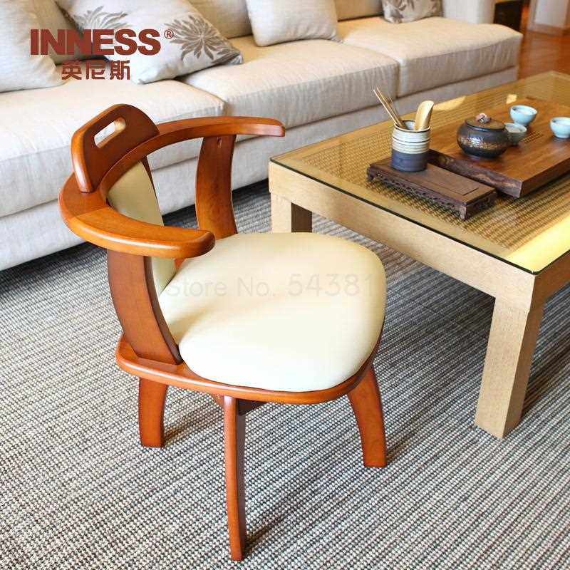 Solid wood computer chair home dining chair simple modern_虎窝淘
