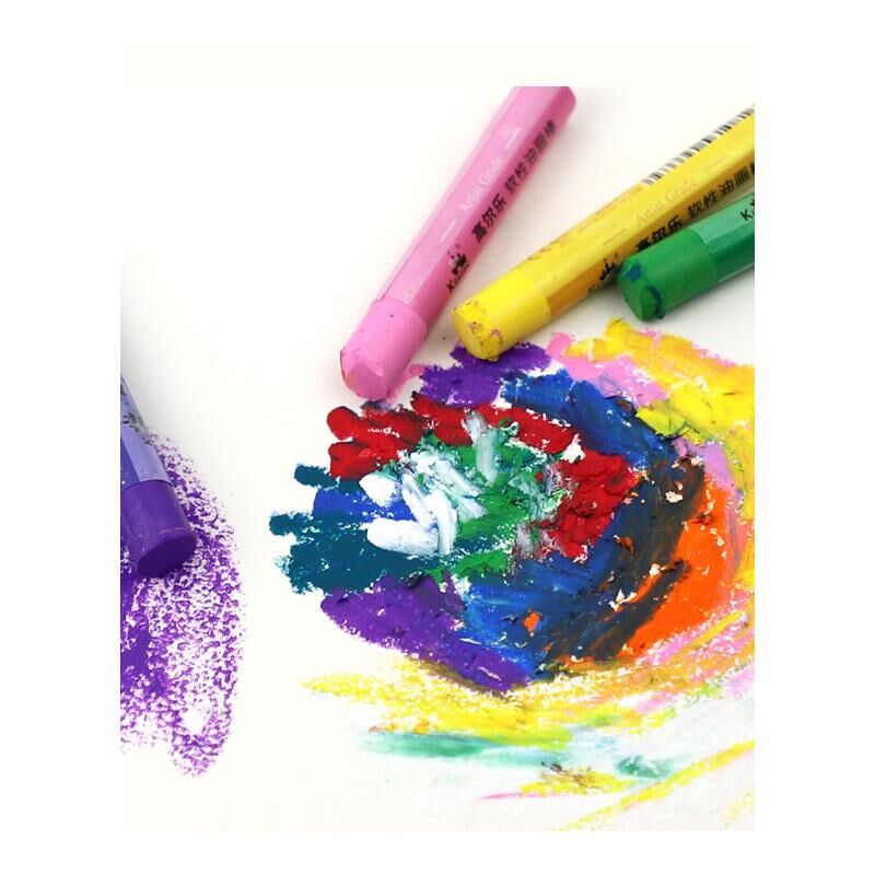 Kuelox Oil Pastels 24/36 Colors Soft Intense Pastel Oily Cr_虎窝淘