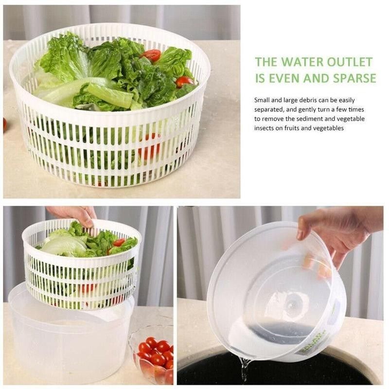 Lettuce Drainer Vegetables Dryer Salad Spinner Fruits Washer_虎窝淘