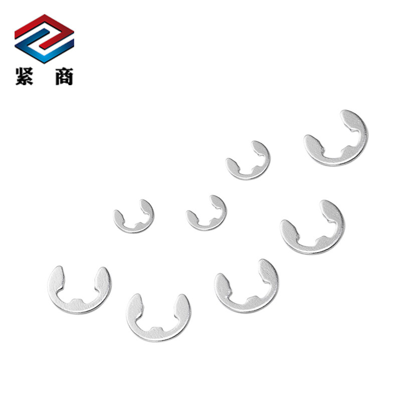紧商GB896-86开口挡圈304不锈钢卡黄挡圈卡簧开口E型e型2-15_虎窝淘