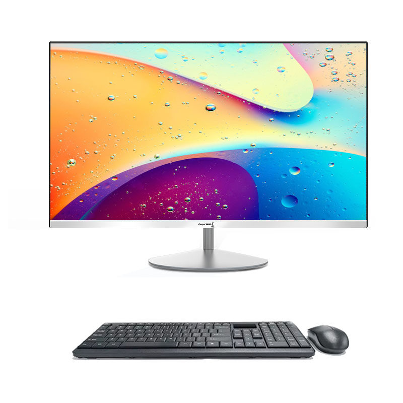 长城Great Wall品牌一体机电脑23.8英寸高清超薄酷睿i3i5i7六核八核家用商用办公支持壁挂游戏台式整机全套_虎窝淘