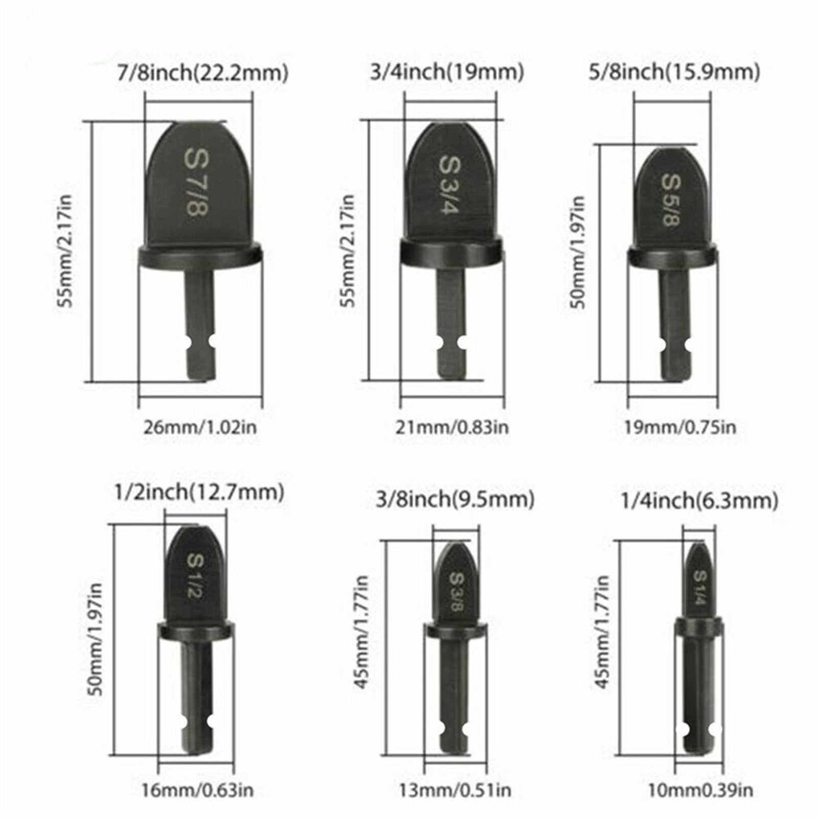 6Pcs Tube Expanders Air Conditioner Copper Tube Expander Swa_虎窝淘