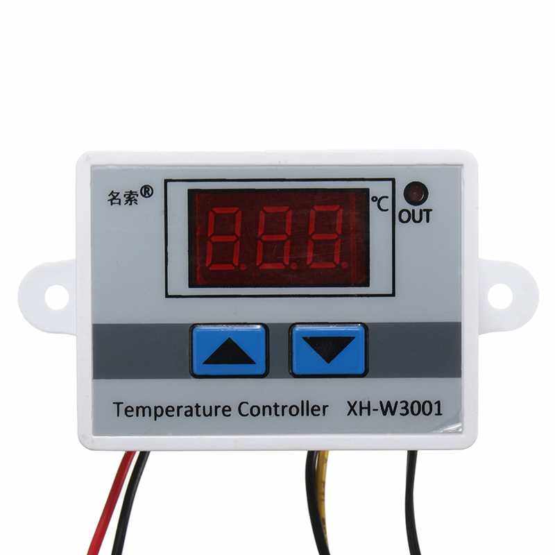 220V LED Temperature Controller 10A Thermostat Control with_虎窝淘