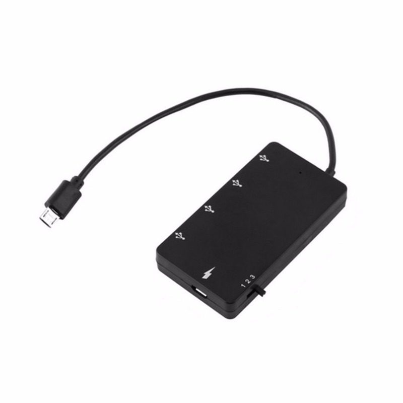 Micro USB OTG Charge HUB Adapter Hot-plugging USB Hubs For T_虎窝淘