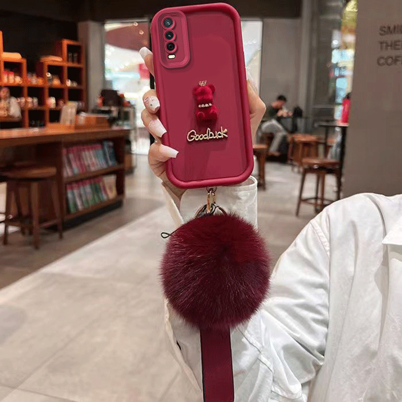 vivoy30手机壳新款V2304A软硅胶vivo y3s保护套V1901A全包vlvoy30g防摔v2036a毛绒viv0y17高级 ...