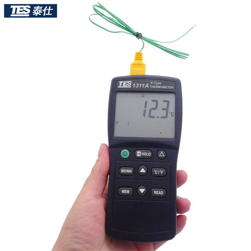 -1311A台湾单通道温度表数字K型温度计接触式测温仪工业温度测_虎窝淘