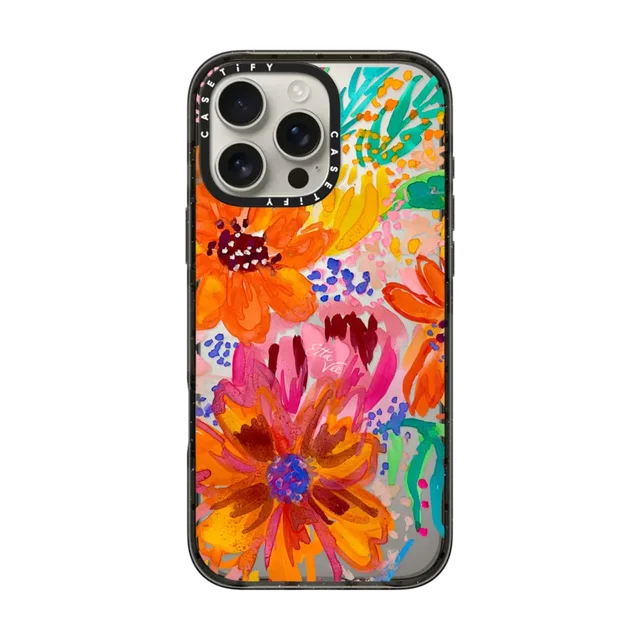 Spot Casetify orange -red water color flowers suitable for Apple ...