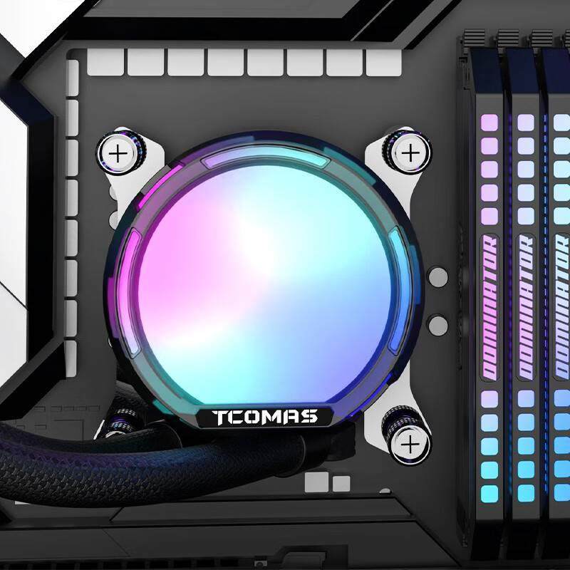 钛钽(TCOMAS) SJ-A080 A100E 360一体式CPU水冷散热器钛坦泰坦_虎窝淘