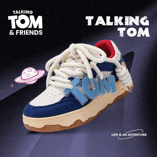 Tom cat shoes men's shoes thick-soled bread shoes spring and autumn ...