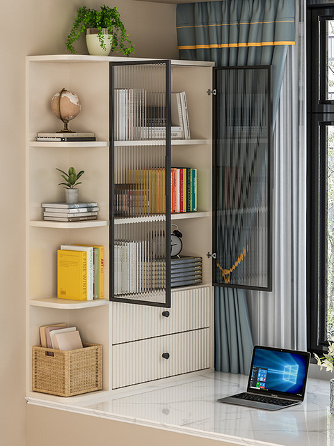 Bay window cabinet modern minimalist bay window storage cabinet ...