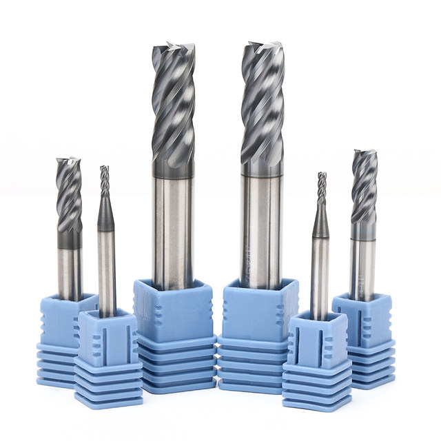 70-degree high-efficiency dynamic milling four-edge tungsten steel ...