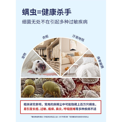 除螨喷雾消毒杀菌剂床上去螨虫母婴可家用学生宿舍专用去螨剂L