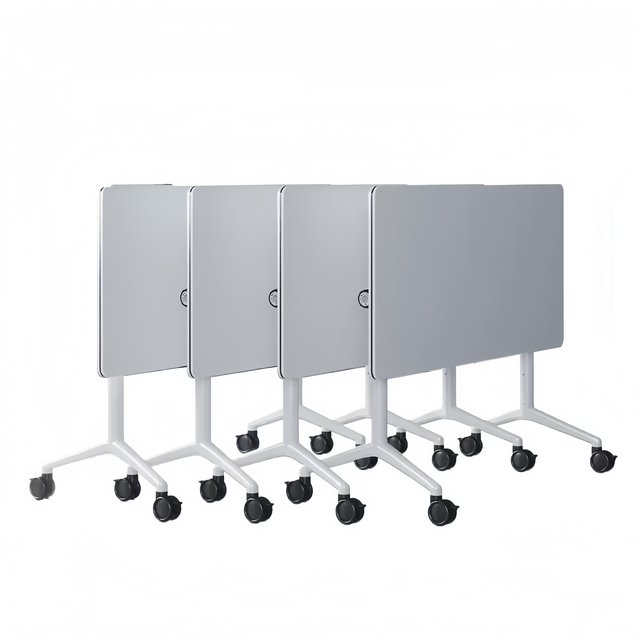 Thickened training table folding conference table movable combination ...