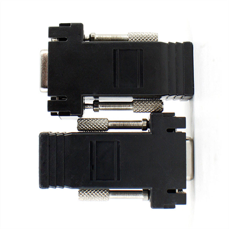 VGA转RJ45转接头VGA TO RJ45转换器RJ45网线转VGA显示器转接头_虎窝淘