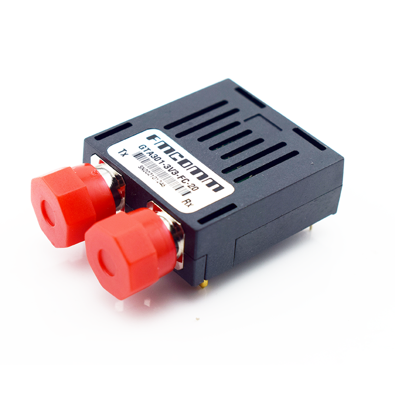 FC双圆口双纤1*9光模块1.25G千兆光纤模块光收发一体模块1X9百兆155M光电转换9pin引脚 optical transceiver_虎窝淘