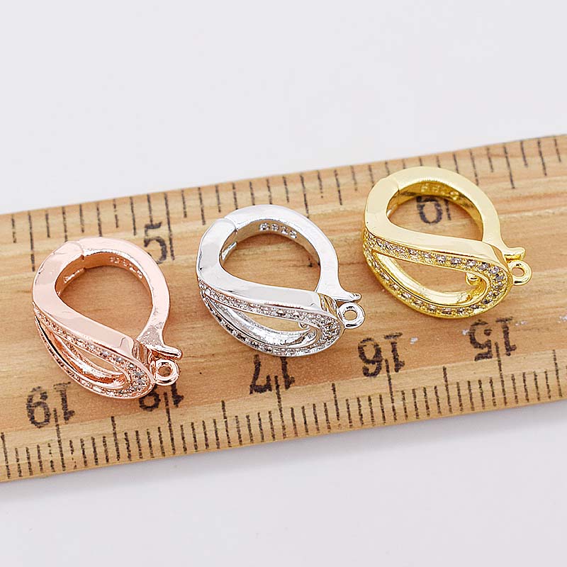 925银珍珠扣子包扣挂扣搭扣接头珍珠项链首饰夹扣头diy配件包珠扣_虎窝淘