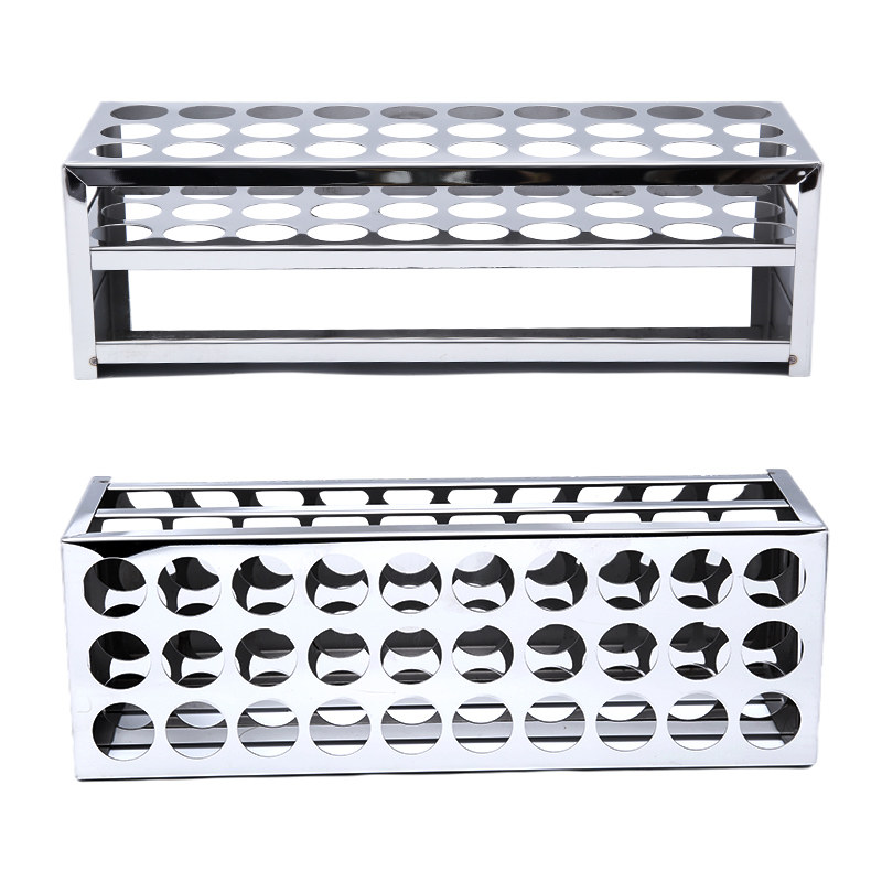 304不锈钢试管架比色管架离心管架采血管架标本瓶架 30孔实验室化验室试管架_虎窝淘