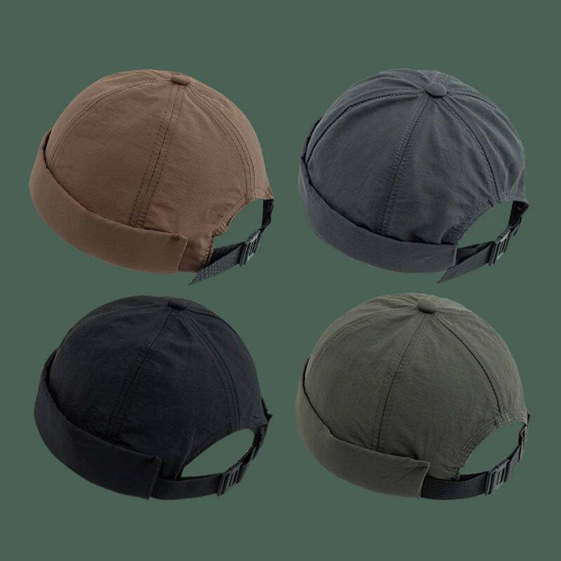 Quick Dry Brimless Hat Lightweight Daily Beanie Mesh Beanie_虎窝淘