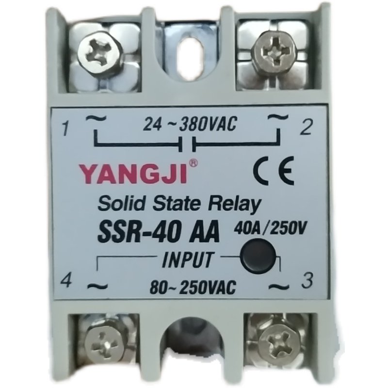 阳继FOTEK单相交流固态继电器 SSR-40AA(40A/380V)_虎窝淘