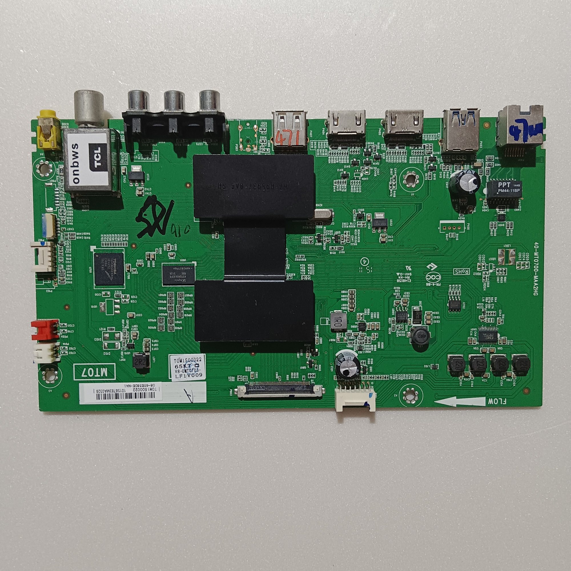 TCL L65E5800F L48F3800A D50A810L55F3800A主板40-MT0700-MAA2HG_虎窝淘
