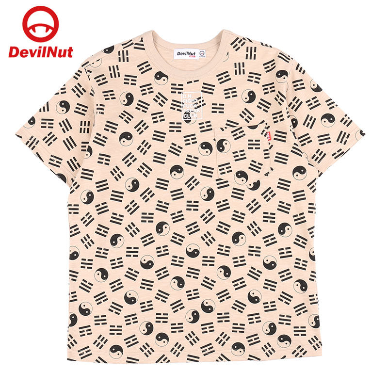 DEVIL NUT潮牌恶魔男士复古短袖T-DNFC SET_虎窝淘