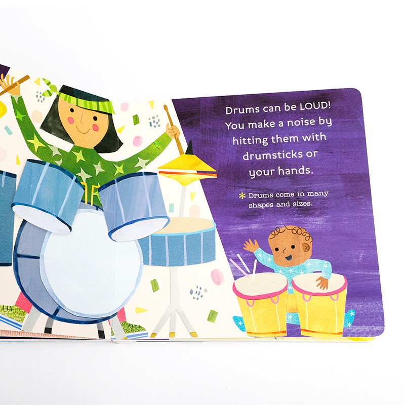 英文原版Hello, World! Music你好世界系列音乐儿童乐器音律启蒙认知绘本趣味插图纸板书撕不烂早教亲子互动阅读图画书正版_虎窝淘