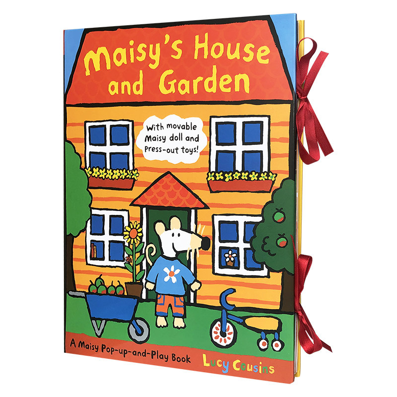 小鼠波波系列英文原版Maisy's House and Garden梅西的房子和花园立体书Lucy Cousins廖彩杏书单纽约时报儿童晚安 ...