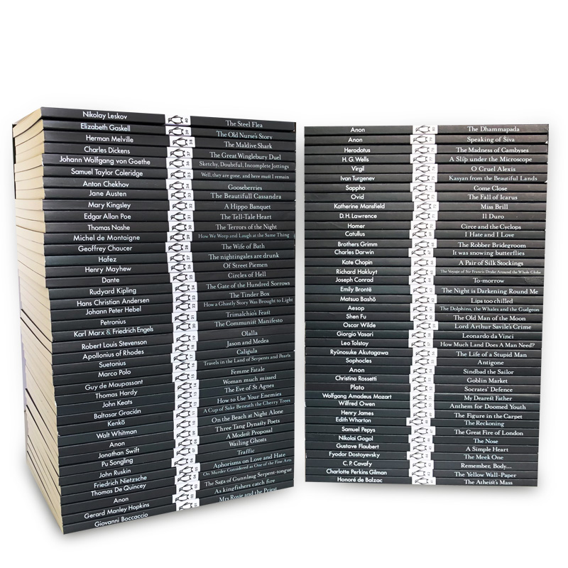 小黑书英文原版 Little Black Classics Box Set企鹅出版社正版80周年经典纪念套装80册Penguin Classics短篇小说读物兰登书屋_虎窝淘