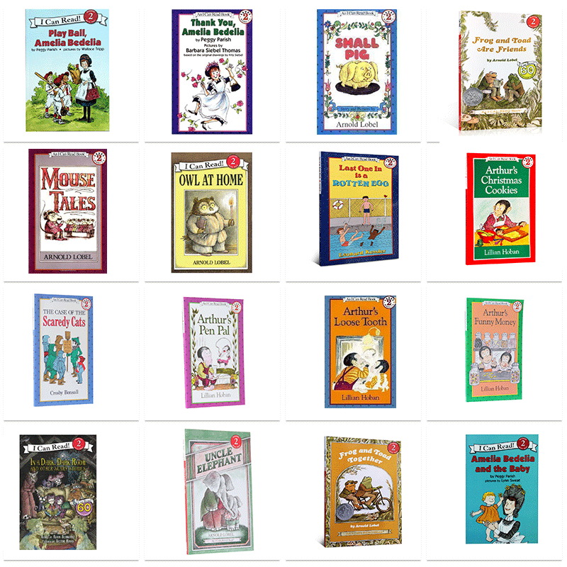 140元12件英文原版进口绘本 I Can Read. Level 2系列儿童英语漫画书幼儿少年英语启蒙认知图画书亲子共读读物正版书籍_虎窝淘