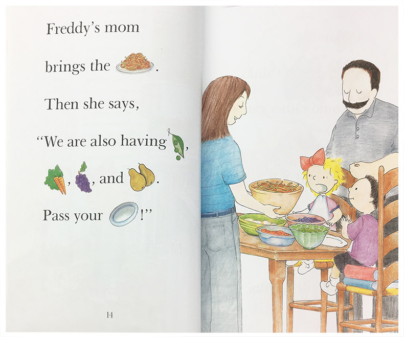 送音频英文原版绘本Picky Nicky挑食的尼吉汪培珽1一阶段私房书单All Aboard Reading Penguin Group ...