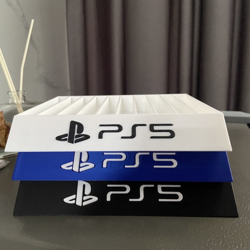 PS5游戏光碟收纳架索尼PS4光盘CD收纳盒摆放架PSVita主机配件周边_虎窝淘