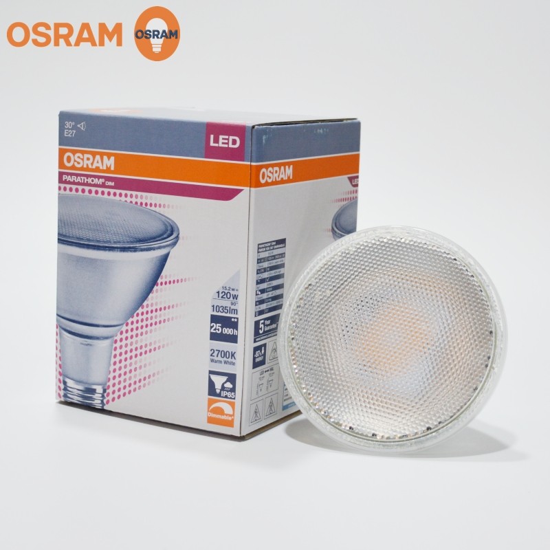 OSRAM欧司朗PAR38 LED灯泡反射灯杯15.2W可调光射灯酒店户外光源_虎窝淘