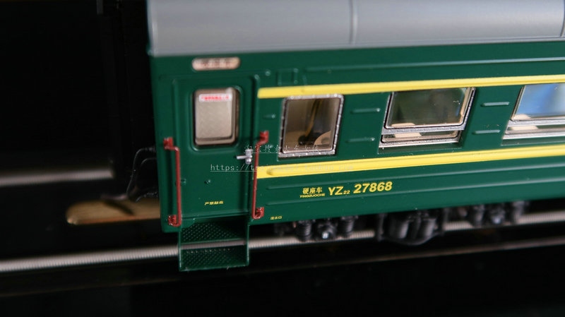 火车模型HO型天朝MTC YZ22 XL22带灯硬座行李绿皮车厢多号客车厢_虎窝淘