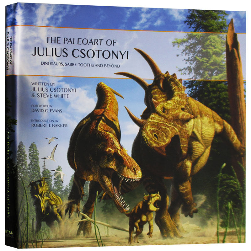 英文原版 The Paleoart of Julius Csotonyi古兽横行古生物艺术作品集恐龙画作恐龙的复活肆虐附插图英文版进口英语艺术 ...