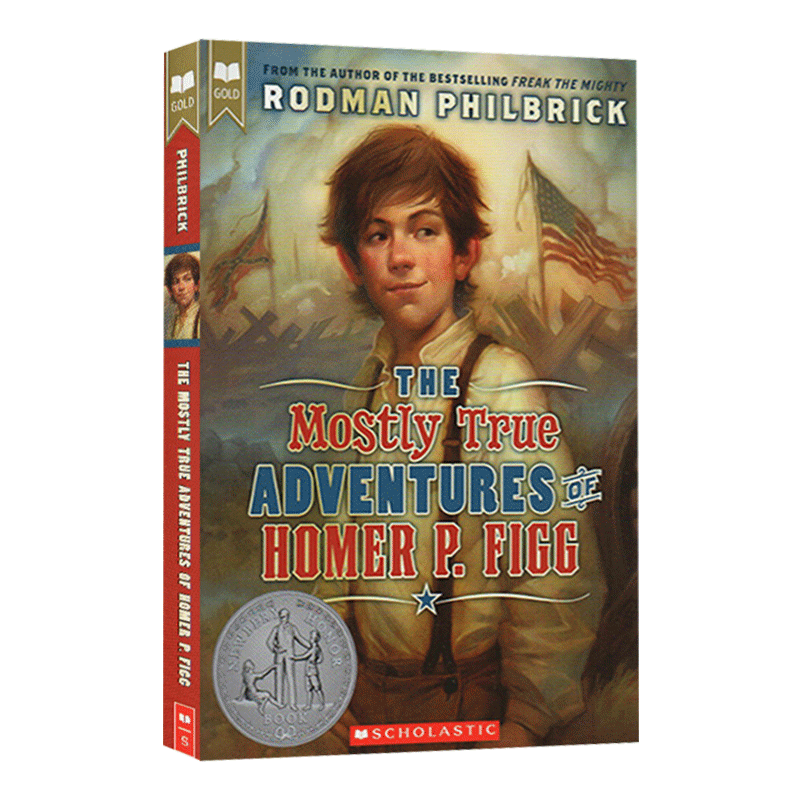 荷马菲格真实的冒险英文原版 The Mostly True Adventures of Homer P Figg纽伯瑞银奖儿童桥梁章节书英文版 ...
