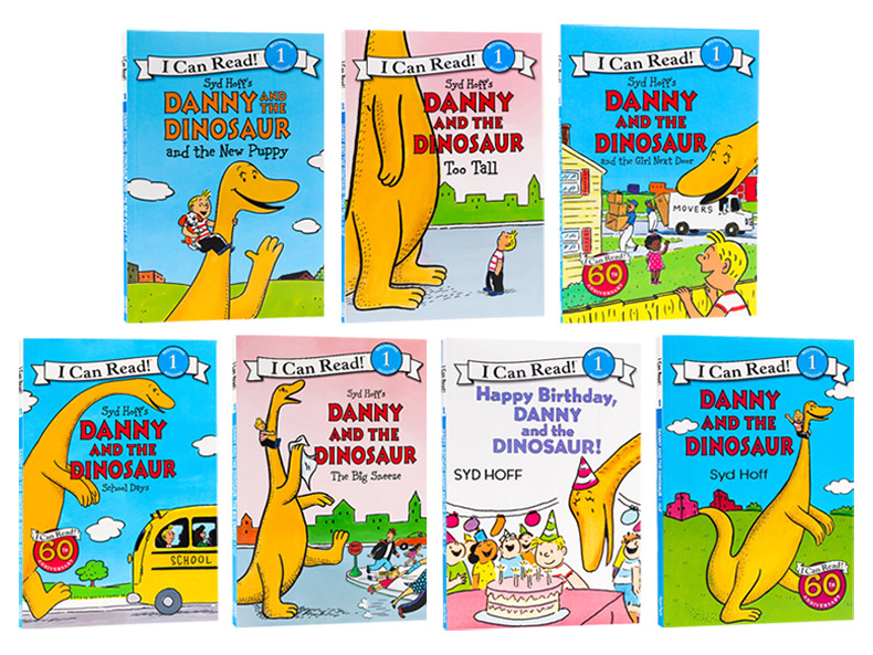 丹尼和恐龙系列7册英文原版绘本 Danny and the Dinosaur汪培珽推荐书单英文版 Syd Hoff儿童启蒙亲子读物进口晚安故事 ...