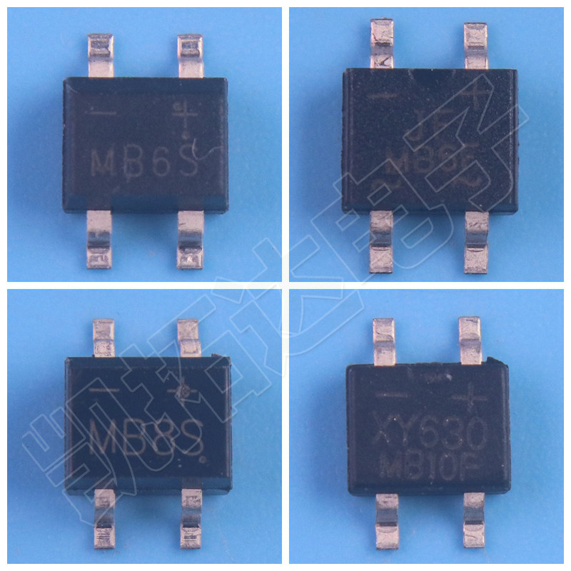 全新 MB6S MB8S MB10S超薄整流桥堆 MB6F MB8F MB10F贴片_虎窝淘