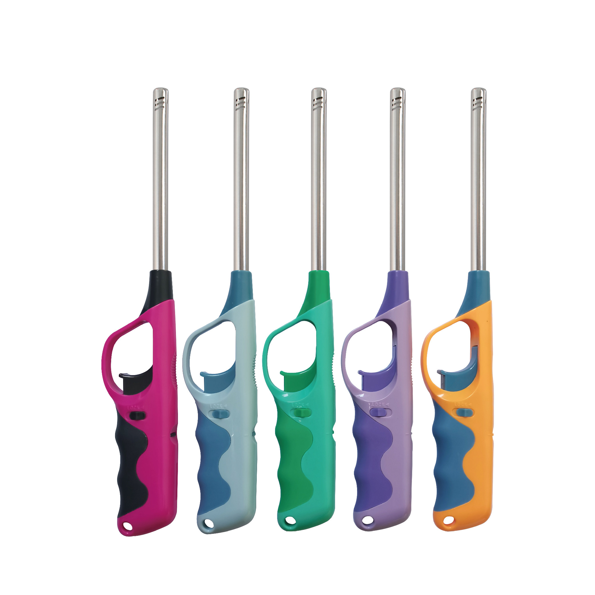 长手柄点火器打火机防风加长点火枪长嘴厨房煤气灶明火蜡烛点火棒_虎窝淘