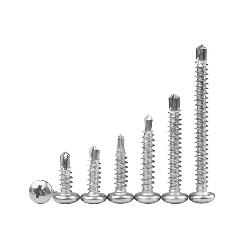 M4.2 M4.8 M5 M5.5 410不锈钢圆头盘头钻尾螺钉\自攻自钻螺丝燕尾_虎窝淘