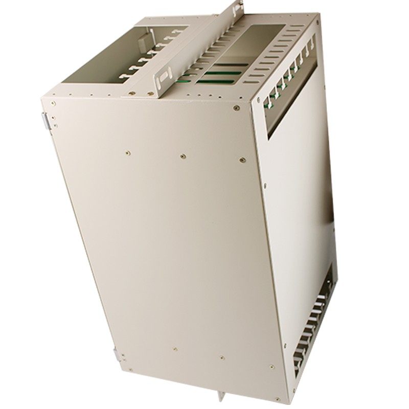 海奈LC288芯144口光纤配线架箱8U单模多模万兆OM3电信级单元体熔纤盘机架式灰白色_虎窝淘