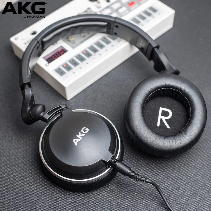 AKG/爱科技 K182头戴式便携监听耳机专业录音师HIFI电子重低音DJ_虎窝淘