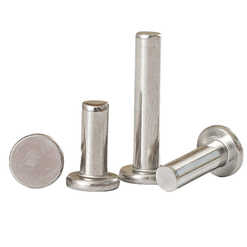 M2M2.5M3M4M5GB109不锈钢304平头铆钉实心铆钉手打敲击式铆钉压铆_虎窝淘